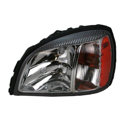 2004-05 Cadillac Deville Driver & Passenger Side 2 Piece Headlight Set ...