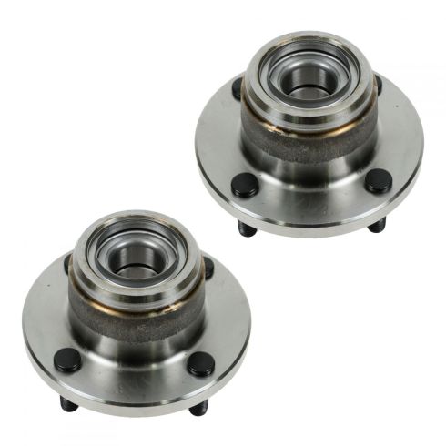 Ford Focus Rear Driver & Passenger Side 2 Piece Wheel Bearing & Hub ...