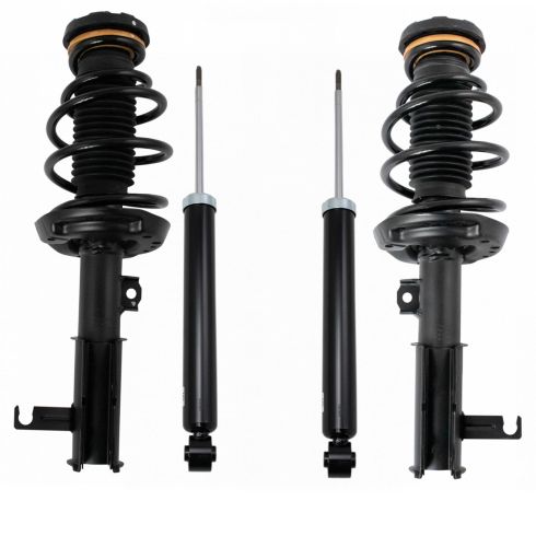 Chevrolet Malibu Malibu Limited Front & Rear 4 Piece Complete Strut ...