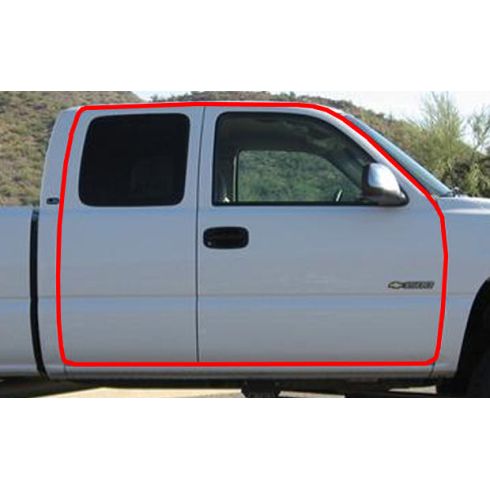 Chevrolet GMC Passenger Side Body Mounted Door Weatherstrip Seal ...