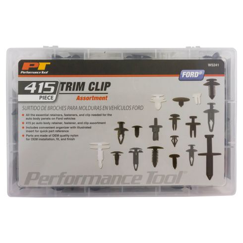 Body Trim Clip Assortment 415 Piece Kit